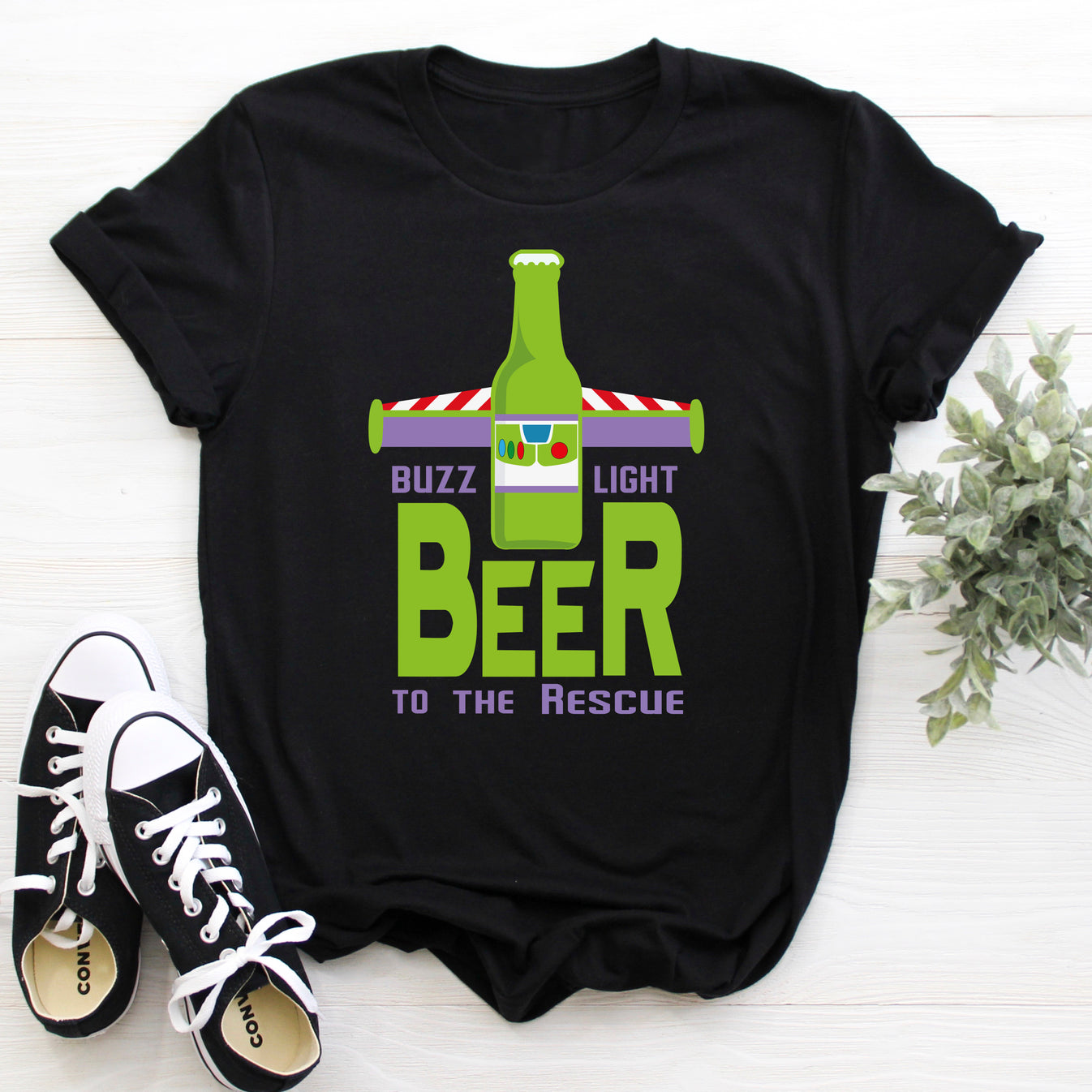 Buzz Light Beer T-Shirt – Flop The World Pop